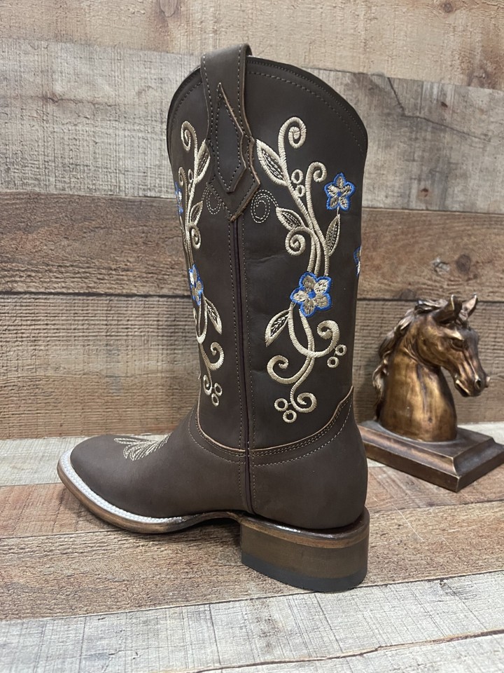 Bota Vaquera de Mujer Womens Western Rodeo Square Toe Cowgirl Boots ...