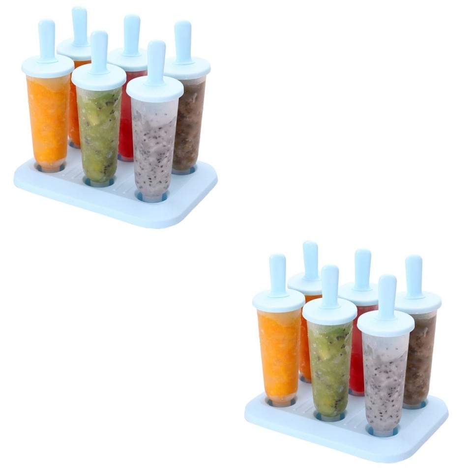 2 Pack Ice Stick Tray Lollies Moulds Sticks Mold Cream Making Tool ...