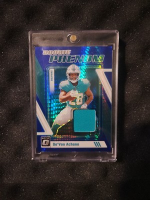 Devon Achane - Blue - Rookie Phenom Patch - Panini 2023-24 Donruss ...