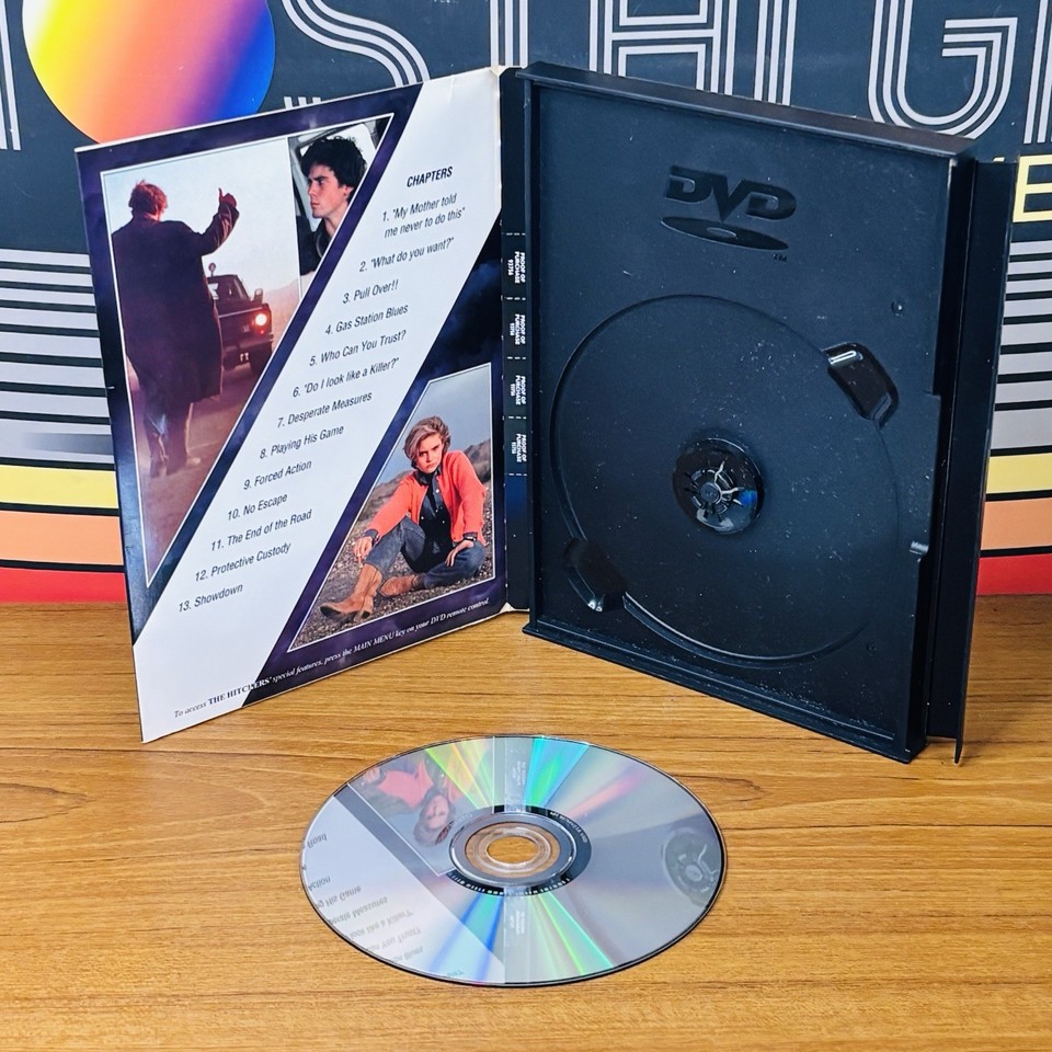 The Hitcher (DVD, 1986) Jennifer Jason Leigh Rutger Hauer Snapcase ...