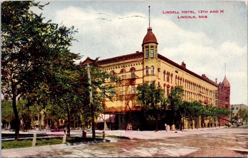 Vintage Postcard View of Lindell Hotel 13th & M Lincoln Nebraska NE ...