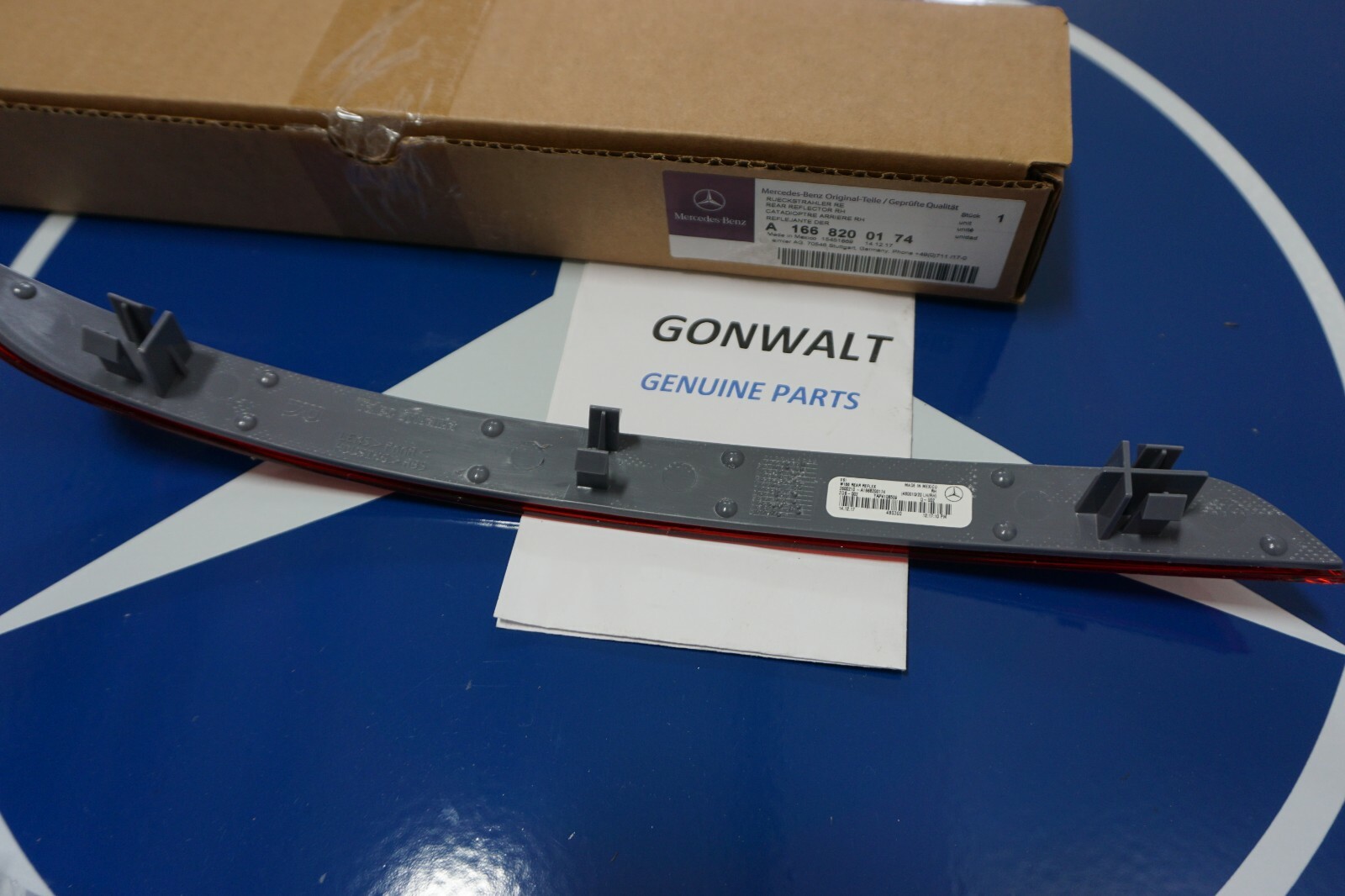 1668200174 Mercedes Benz OE Factory Genuine ML Right Rear Bumper ...