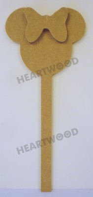 MINNIE MOUSE WAND SHAPE IN MDF (250mm x 6mm thick) | eBay