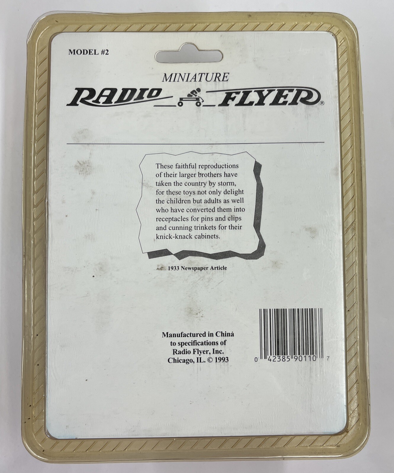 Radio Flyer Miniature Red Wagon Town & Country Model #2 1993 | eBay