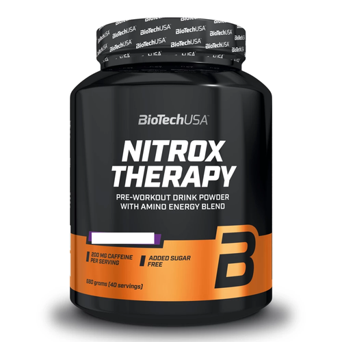 Biotech USA Nitrox Therapy 680g Pre Workout Blue Grape | eBay