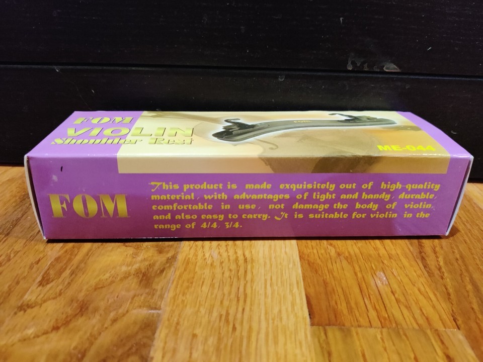 FOM ME-044 Violin Shoulder Rest Collapsible Size 4/4-3/4 | eBay