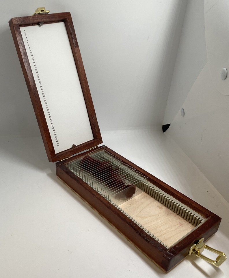 Dexter Trophy Slide Case Box Prop Excellent Blood Slide Box Autograph ...