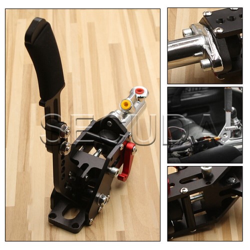 Black Vertical Hydraulic Handbrake Hydro E-brake Drift Rally Race Hand ...