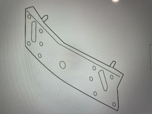 Genuine MERCEDES BENZ Front License Plate Bracket Holder OEM a ...