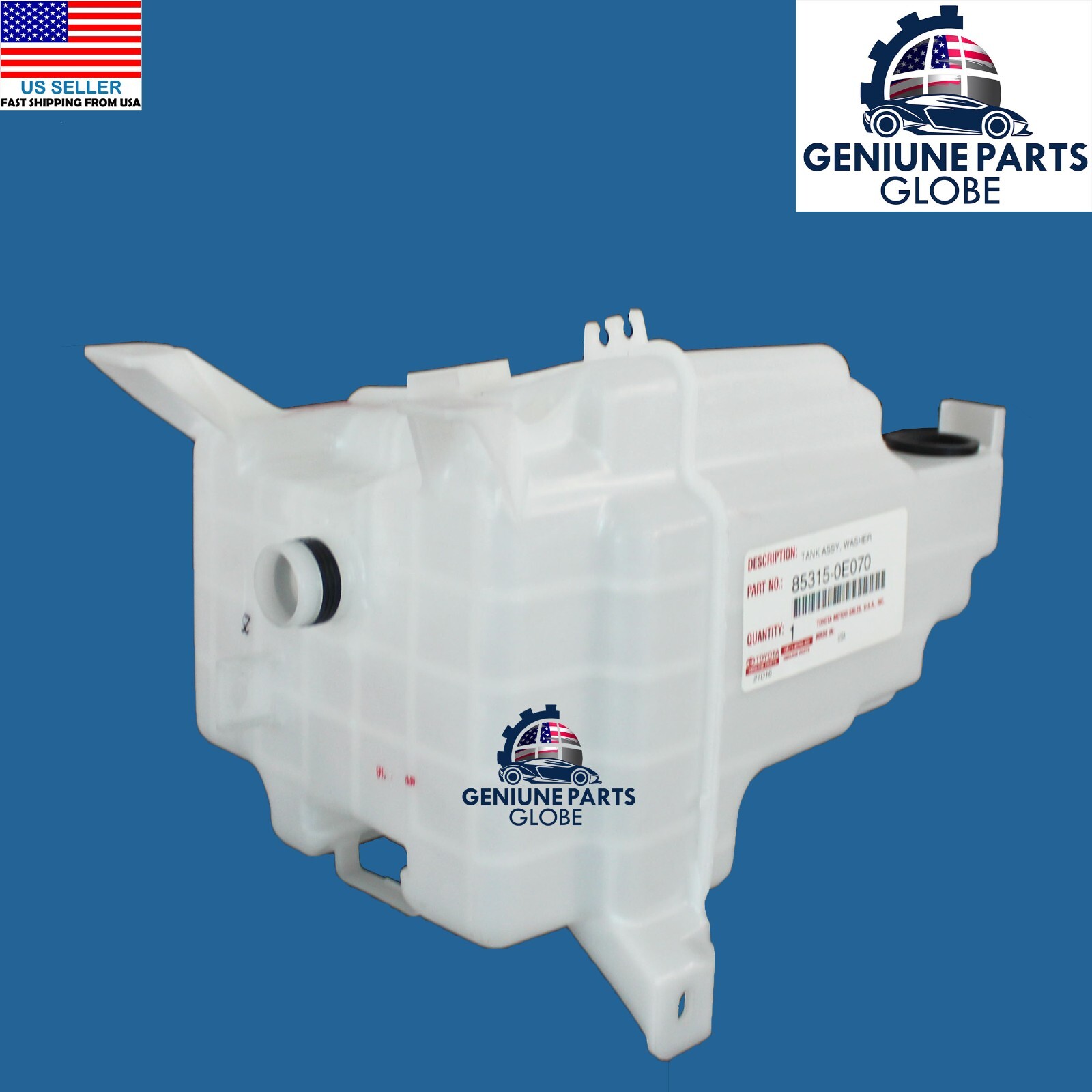 GENUINE OEM TOYOTA 2014-2019 HIGHLANDER WASHER FLUID RESERVOIR JAR ...