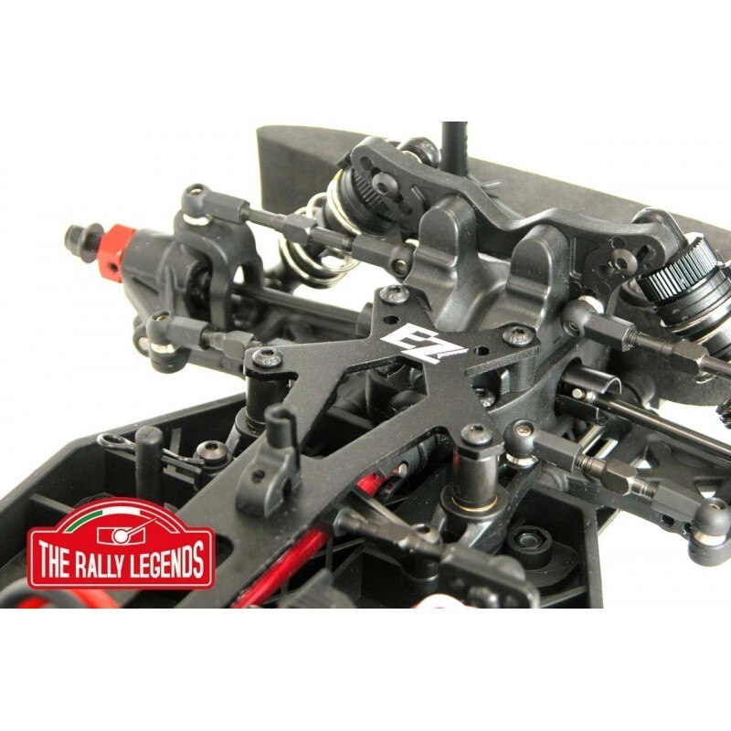 The Rally Legends ARTR RC Car Chassis w Electronics 1/10 4wd Rally ...