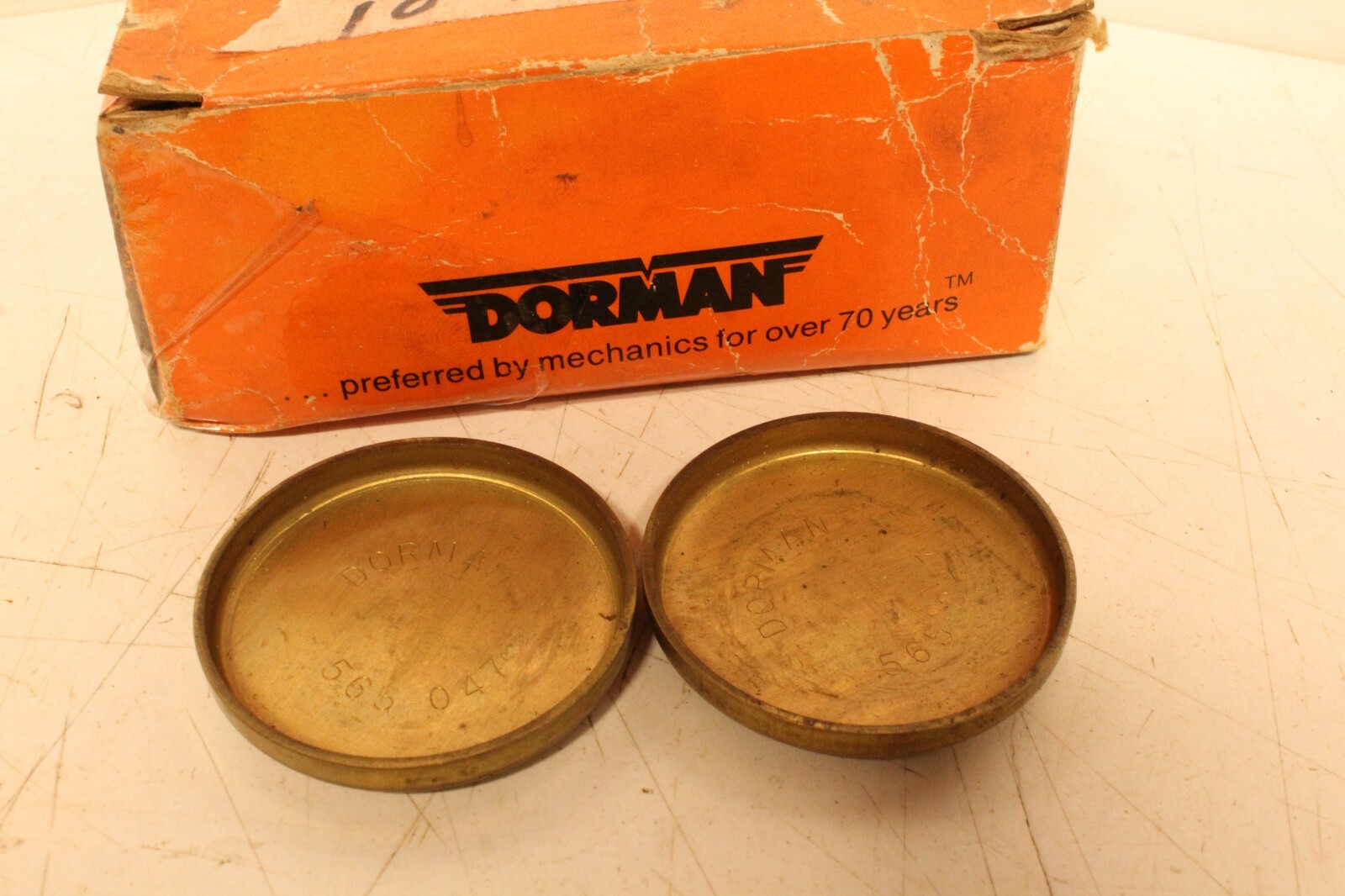 lot of 2 - Engine Brass expansion Freeze Plug 2 3/64" Dorman Part # 565 ...
