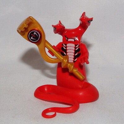 Lego Ninjago Fangtom Minifigure 2 Headed Snake njo049 9445 Red Rare | eBay