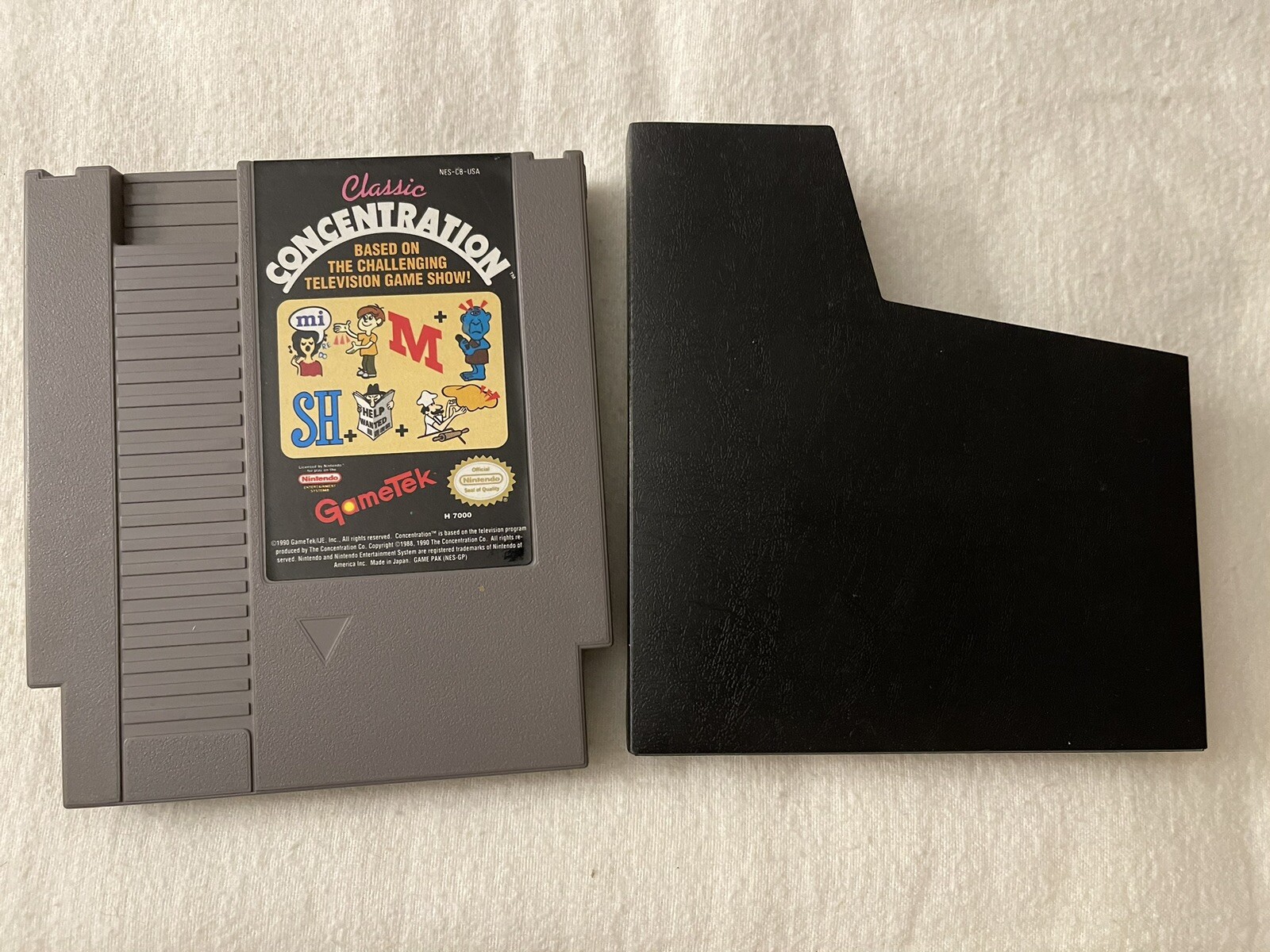 Classic Concentration (Nintendo Entertainment System, 1990) Includes ...