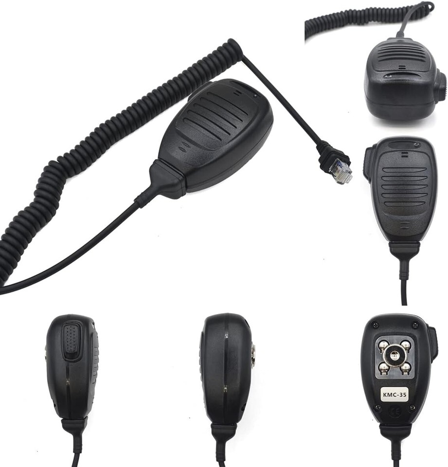 KMC-35 Microphone Standard Dynamic Mobile Radio 8 Pin Speaker Mic FOR ...