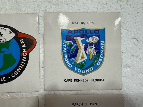 Lot Of 4 Vintage NASA Apollo Stickers | eBay