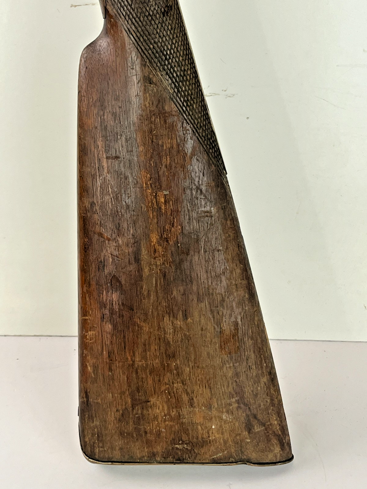 Antique Musket Stock Percussion Rifle Trigger Guard Butt Plate ...