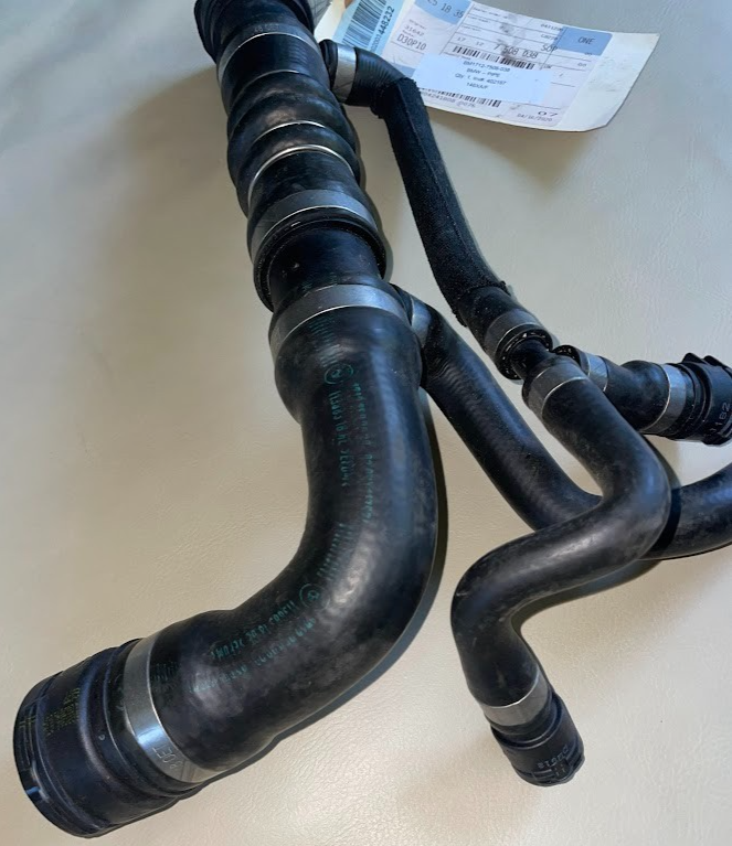 BMW Upper Radiator Coolant Hose - 17-12-7-508-038 - For 760Li & 760i ...