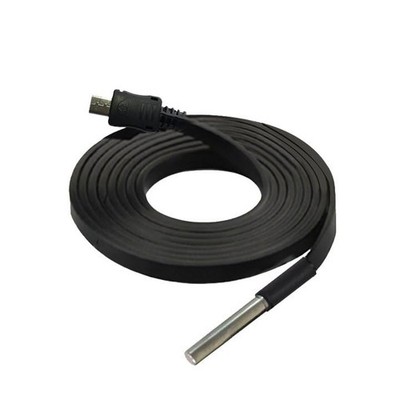 DS18B20 Temperature Probe, Refrigerator Temperature Sensor, Remote ...