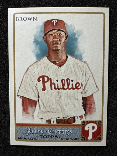 DOMONIC BROWN #324 2011 Topps Allen & Ginter's SP Short Print Phillies ...