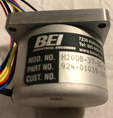 BEI Industries Encoders 924-01039-1661 H20DB-37-SS-360-AB-15V/OCR-SC18 ...