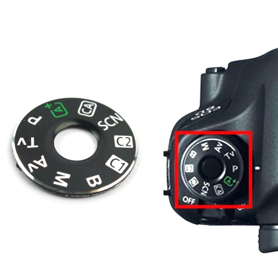 New Function Dial Mode Plate Interface Cap Repair Button For Canon EOS ...