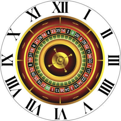 Roulette Wheel. CD Clock. With free stand. | eBay