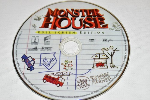Monster House (DVD, 2006) Full Screen DVD Disc Only C4 43396157705 | eBay
