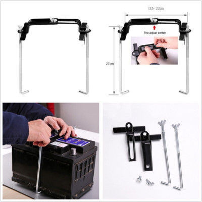 Metal 27cm Car Automobile Adjustable Battery Holder Stabilizer Bracket ...