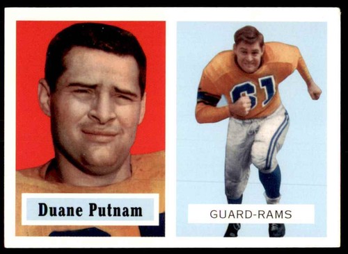 1957 TOPPS ARCHIVES DUANE PUTNAM LOS ANGELES RAMS #87 | eBay