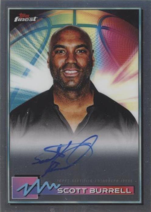 2021 Topps Finest - Finest Autographs Scott Burrell #FA-SB (AU) for ...