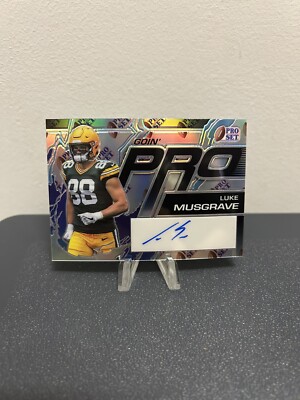 Luke Musgrave 2023 Leaf Pro Set Metal Goin Pro Rookie AUTO Platinum SSP ...