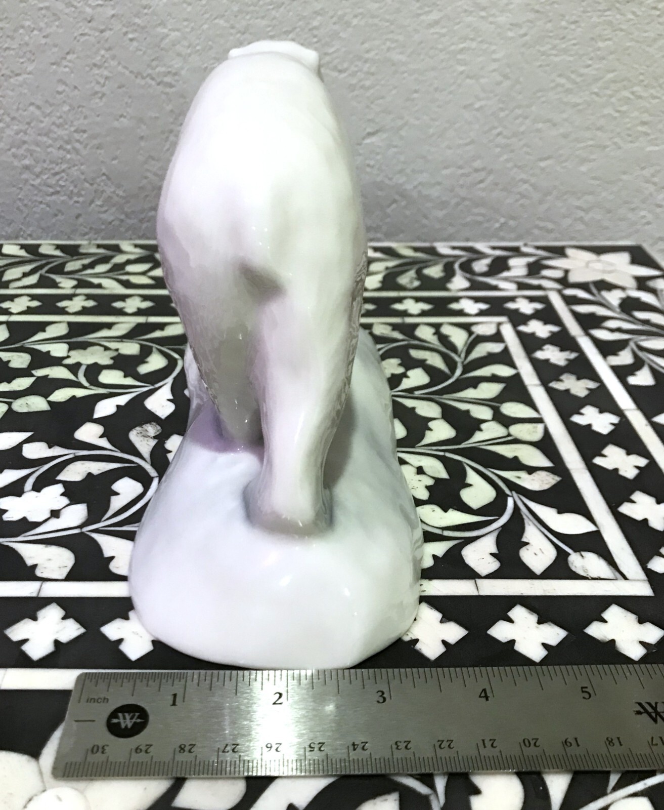 MCM HIGHBANK PORCELAIN Polar Bear Walking Figure Scotland Signed FIROZ ...