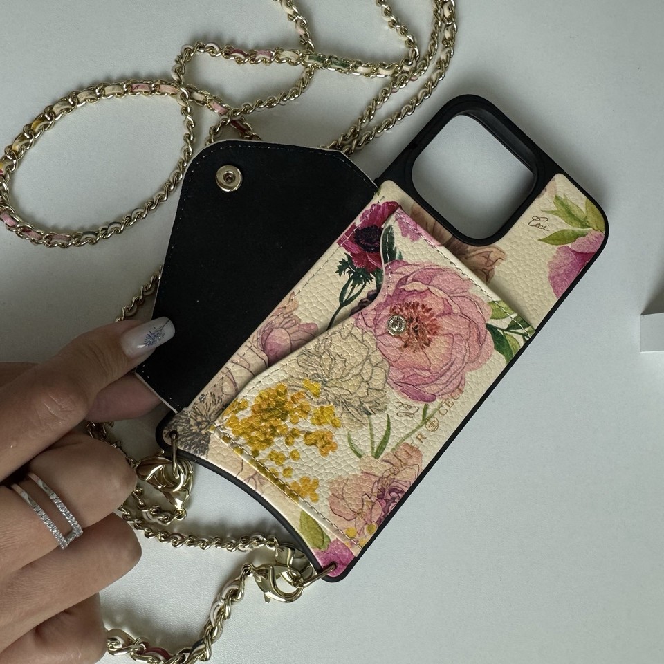 Bandolier Lily Duet Crossbody iPhone 15 Pro Max Leather Phone Case With ...