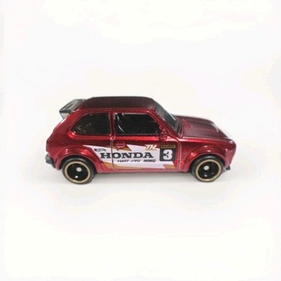 Hot wheels 2025 Super Treasure Hunt '73 Honda Civic Custom Red STH ...