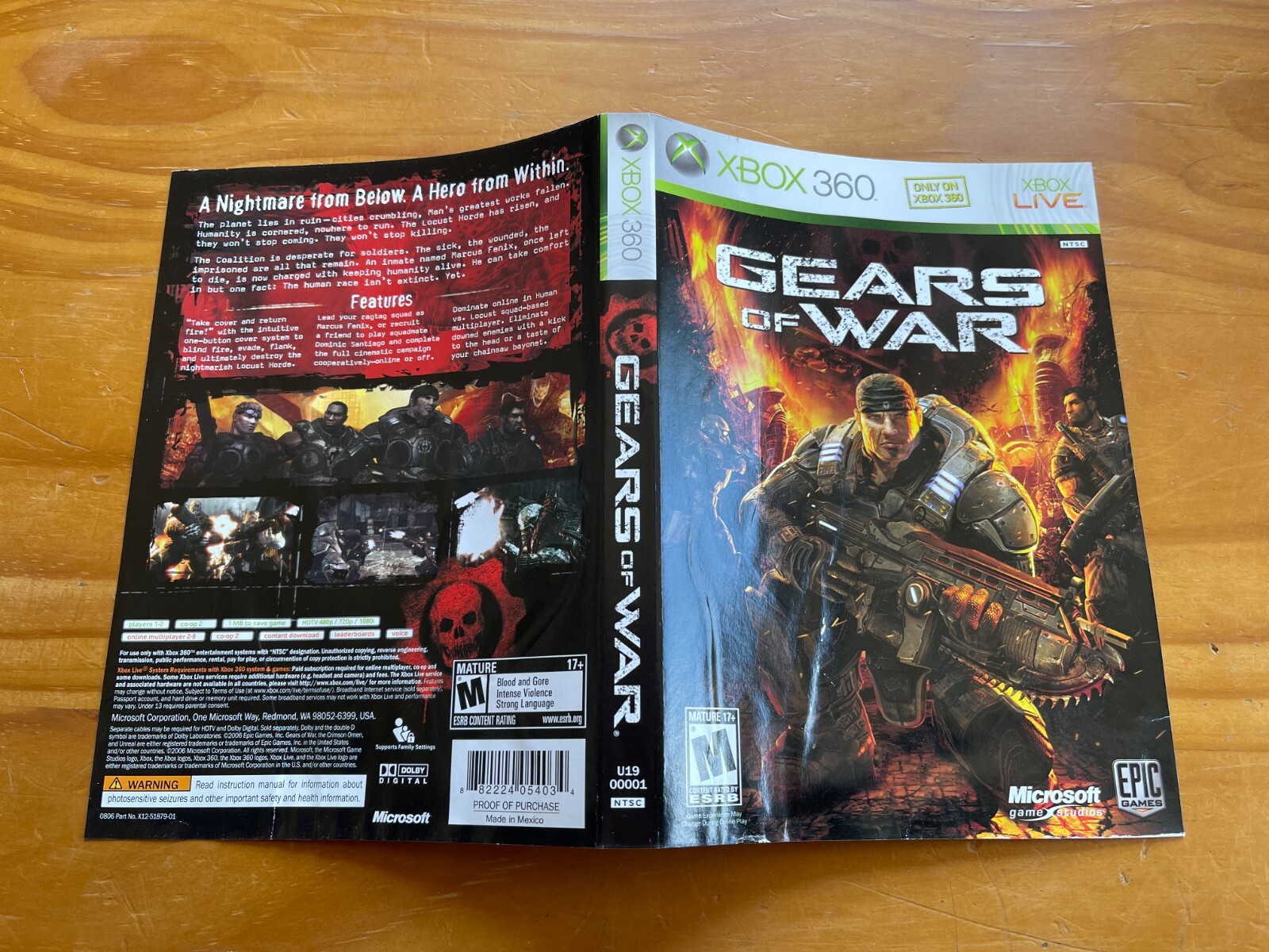 Xbox 360 Cover Art Inserts Original Authentic Microsoft - BUY 3 GET 1 ...