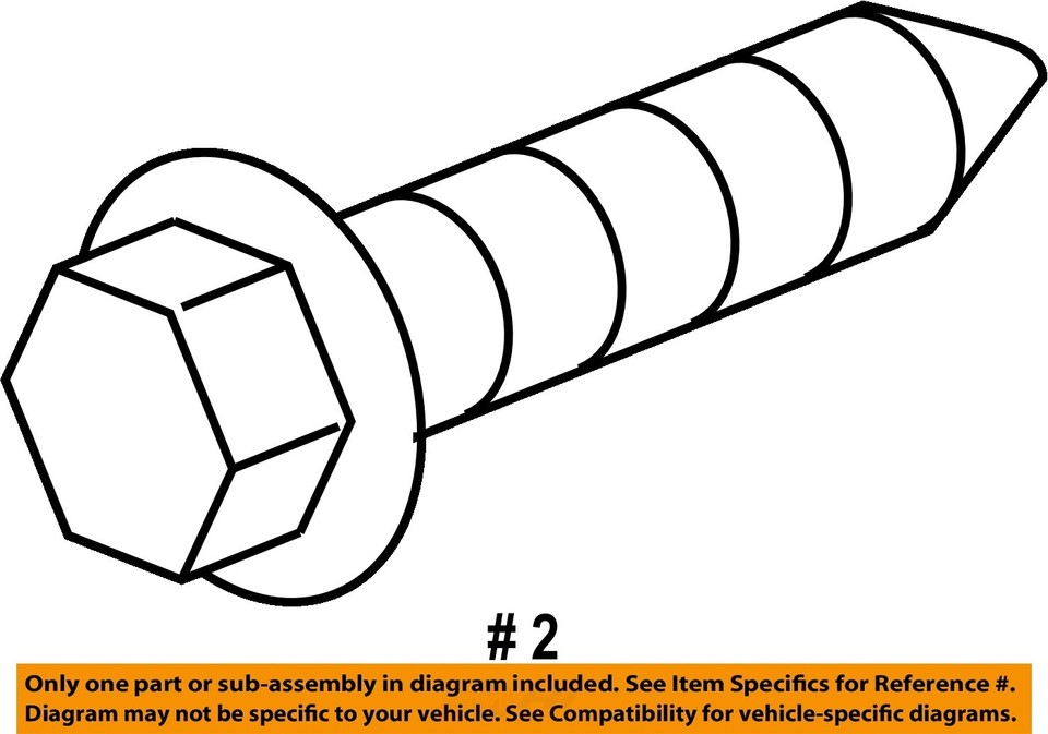 CHRYSLER OEM 04-12 1500 Exhaust Components-Converter Pipe Bolt 6035470 ...