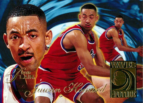 1994 WASHINGTON BULLETS NBA Rookie Card JUWAN HOWARD Wave Of The Future ...