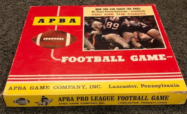 APBA PRO FOOTBALL GAME 1986 (1985 Season) | eBay