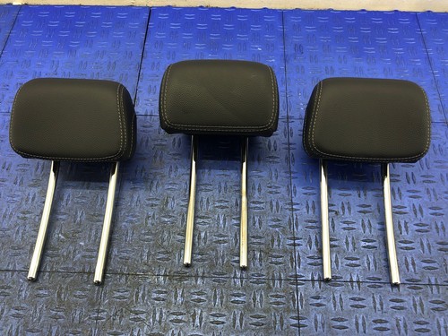 2018-2023 MERCEDES E300 REAR SEAT HEAD REST SET OF 3 BLACK LEATHER OEM ...