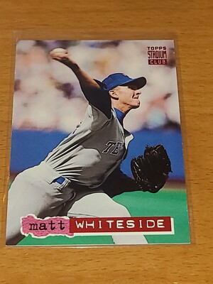RANGERS MATT WHITESIDE 1994 TOPPS STADIUM CLUB #502 | eBay