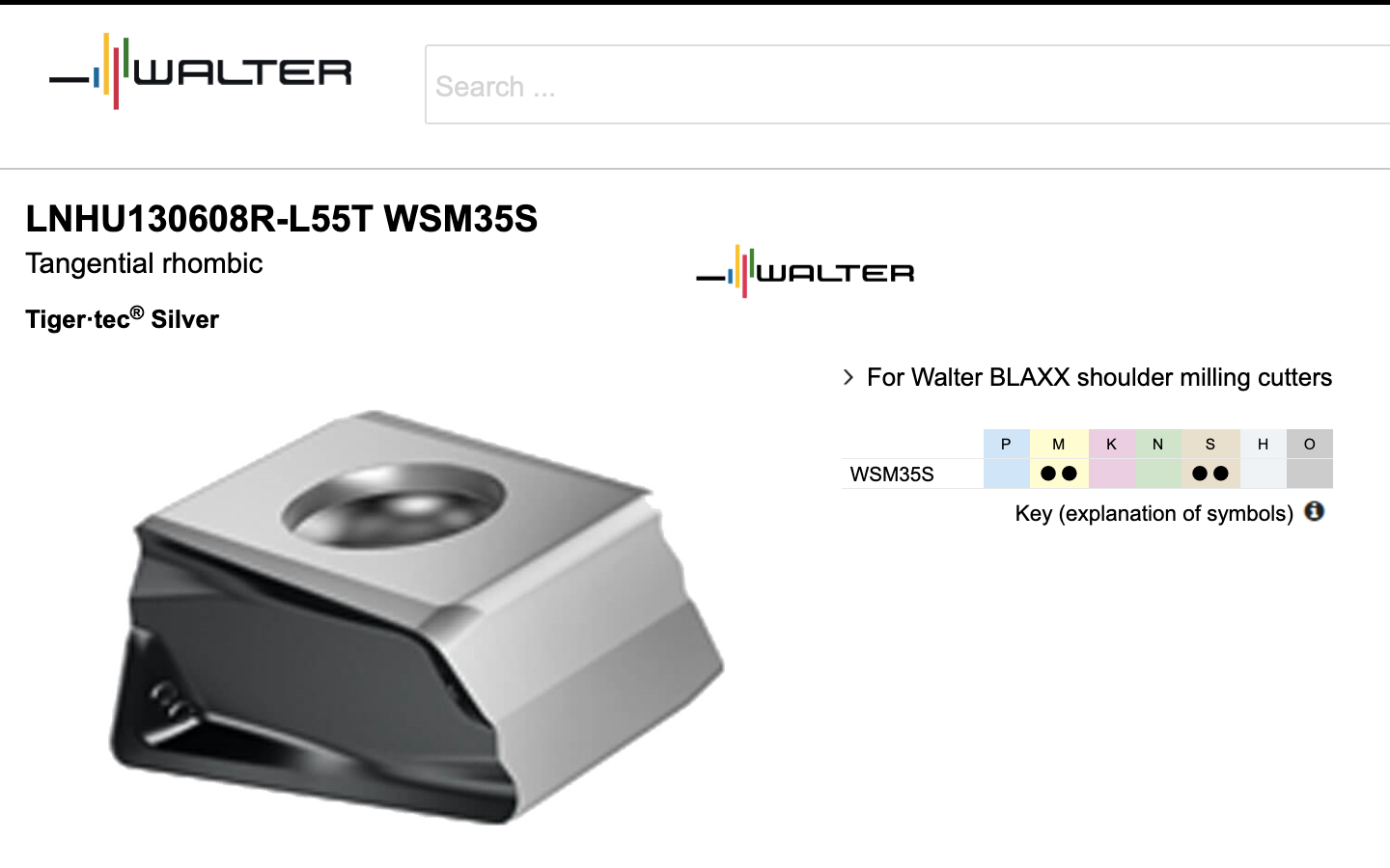 20 Pcs Walter LNHU130608R-L55T WSM35S , 2 Box Possible fast delivery ...