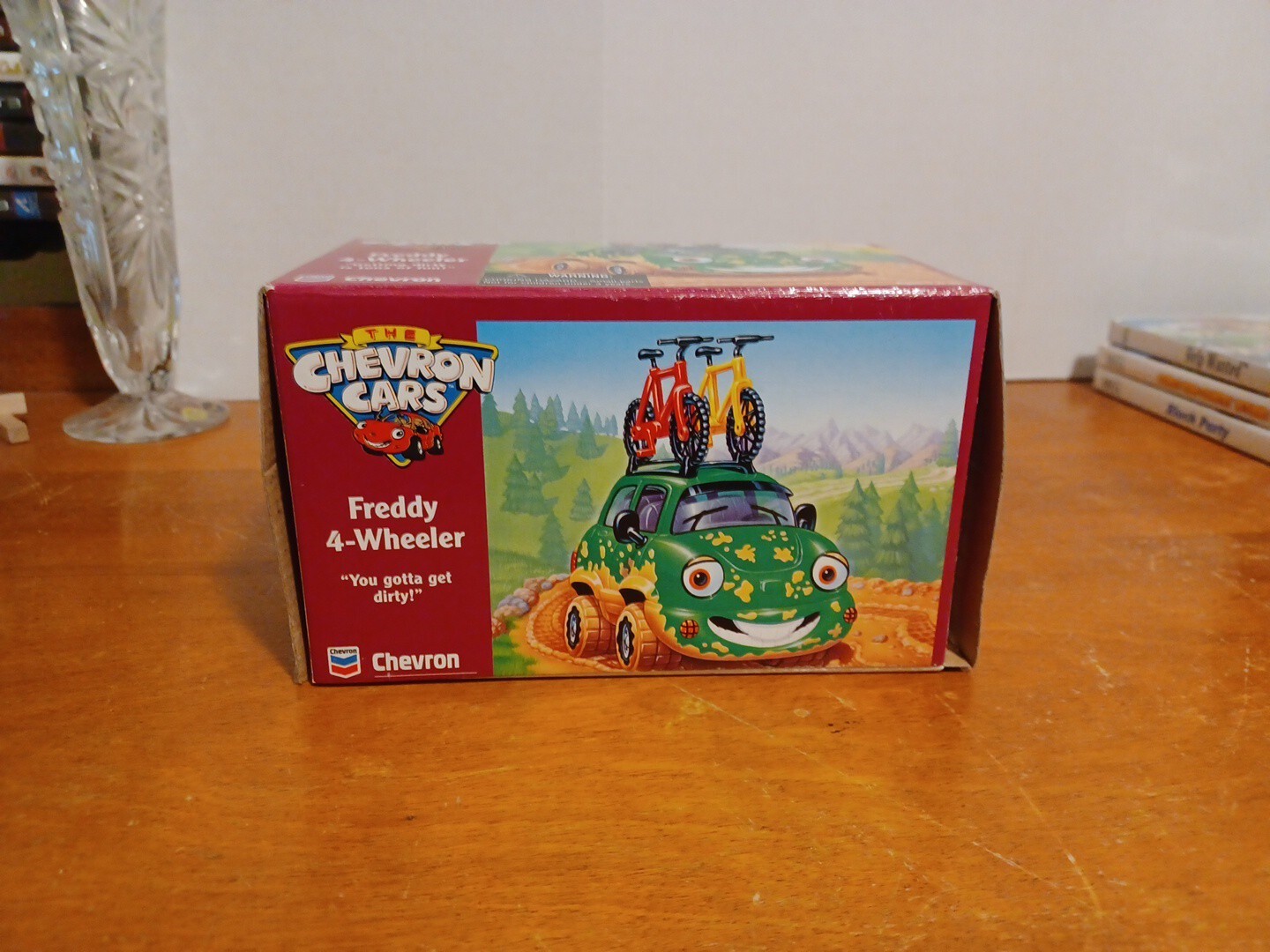 Chevron Cars Freddy 4-Wheeler With 2 Mountain Bikes 3 Piece Set 1996 ...