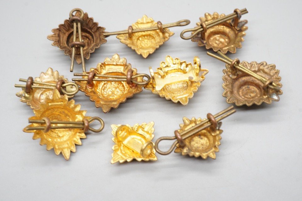 WWII England Great Britain Army Officer Rank Pips Lot Of 10 | eBay