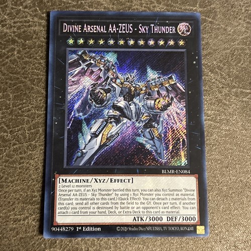 Divine Arsenal Aa-Zeus - Sky Thunder BLMR-EN084 Secret Rare 1st Edition ...