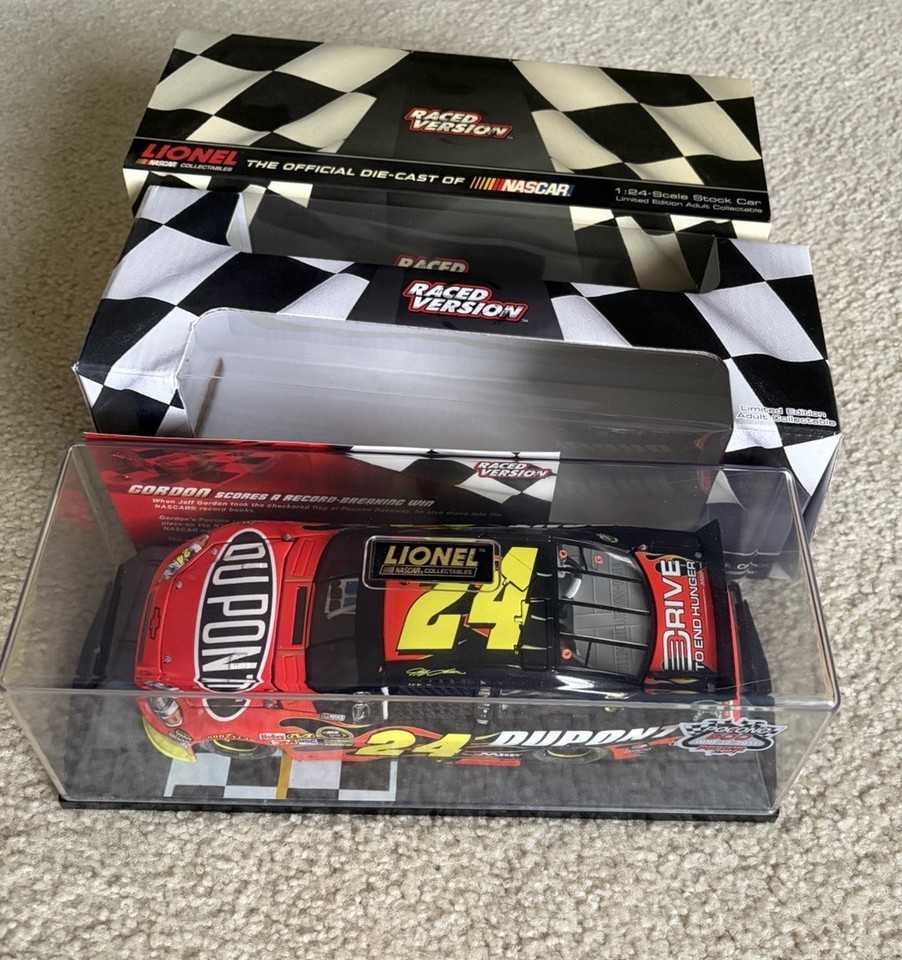 JEFF GORDON #24 DUPONT IMPALA 2011 POCONO RACED WIN VERSION 1/24 LOW ...
