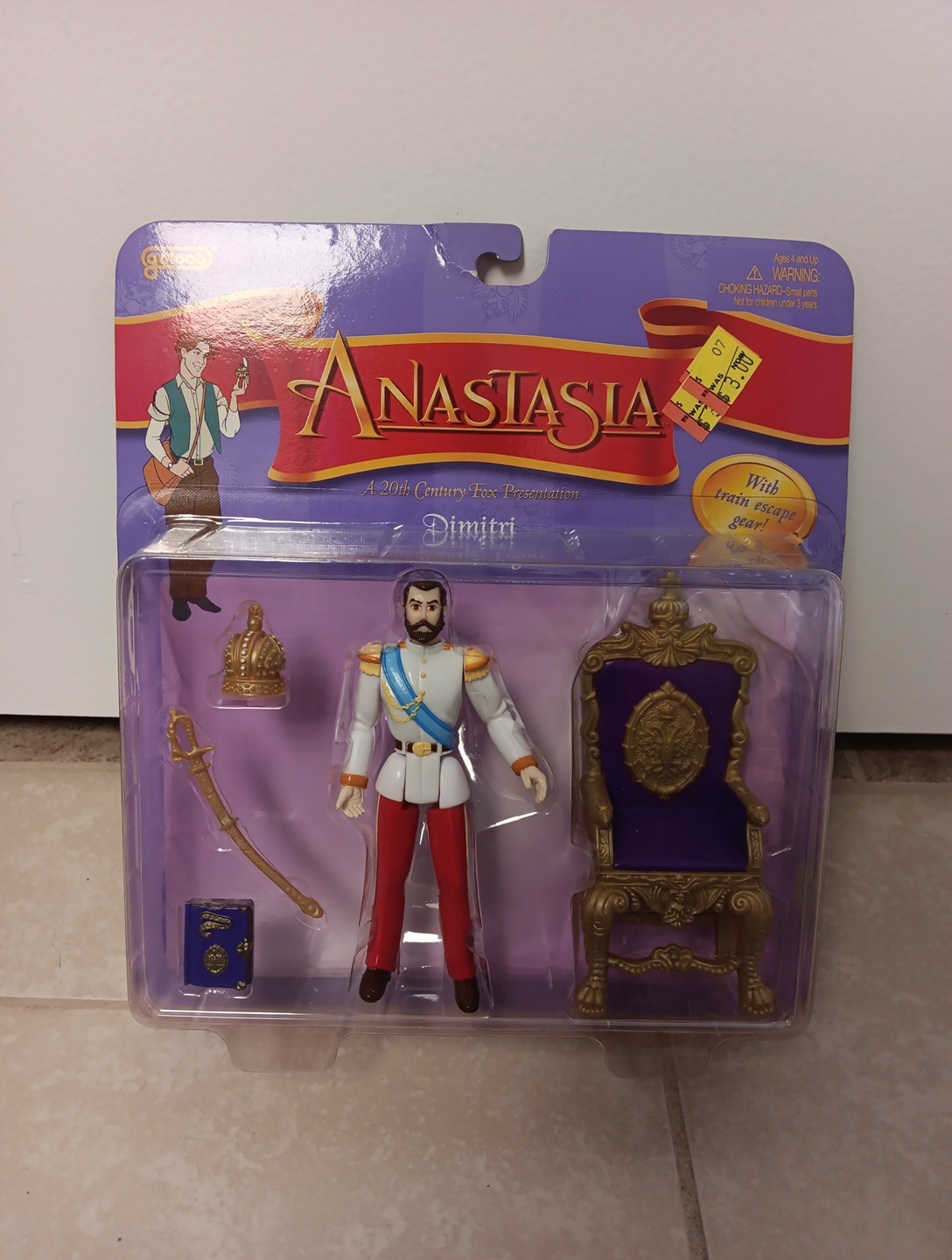New Anastasia Dolls Poseable Figures Rasputin Dimitri Anya Pooka Galoob ...