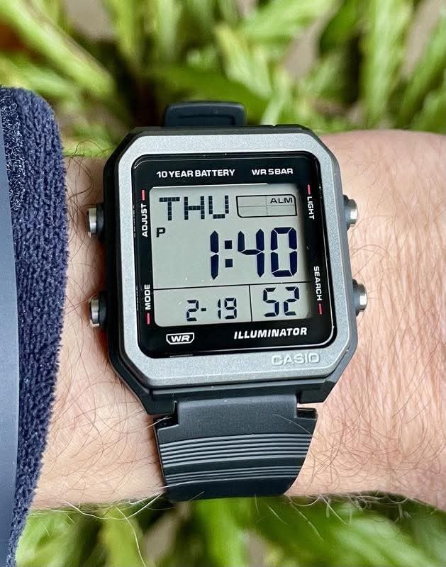 Casio W-221H-1AV Digital Watch NEW 2026 | 10 Year Battery | World Time ...
