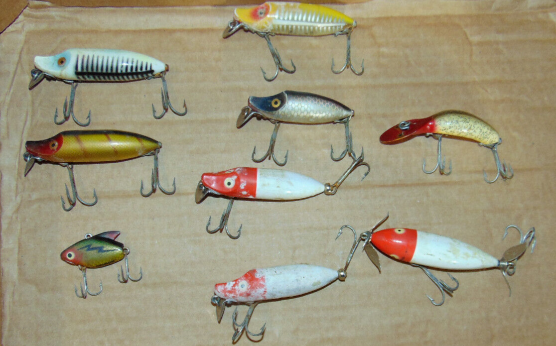 Group Of Heddon Lures River Runts Wounded Spook Sonic | eBay