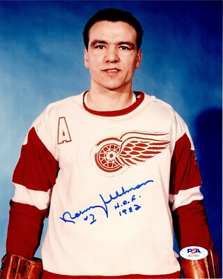 Norm Ullman autographed signed inscribed 8x10 photo NHL Detroit Red ...